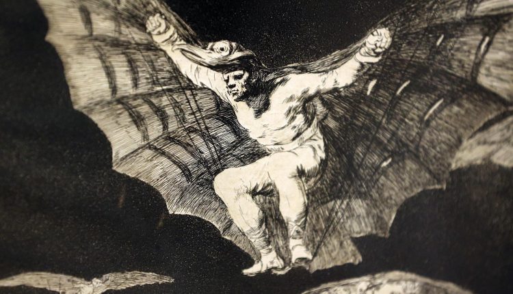 Goya- Los disparates -1815-1824 - El Cohete a la Luna